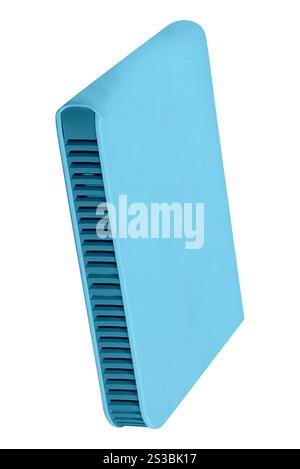 blue router isolated on white Stock Photo - Alamy