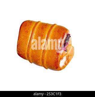 bun isolated on white background Stock Photo - Alamy