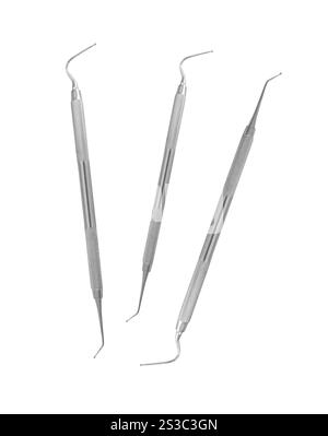 Dental instruments isolated on white background. Dental instruments ...