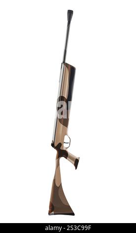 Bolt rifle isolated Stock Photo - Alamy