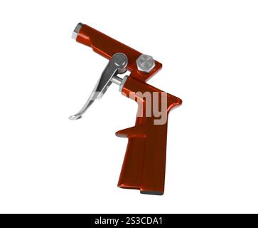 Detail of air compressor hose and pistol Stock Photo - Alamy