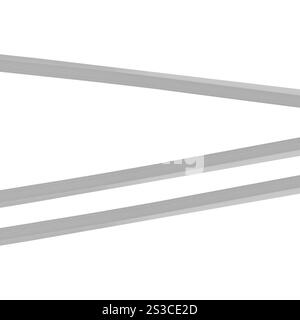 Metal Profile isolated on white Stock Photo - Alamy