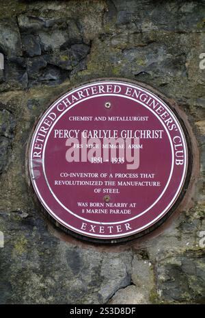 Memorial Plaque Dedicated to Percy Carlyle Gilchrist ( Chemist ...