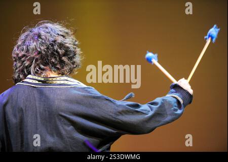 Der spanische Jazz-Vibraphonist Andres Coll beim Internationalen ...