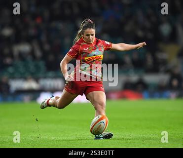 Connie Powell of Harlequins in action during the Premiership Women's ...
