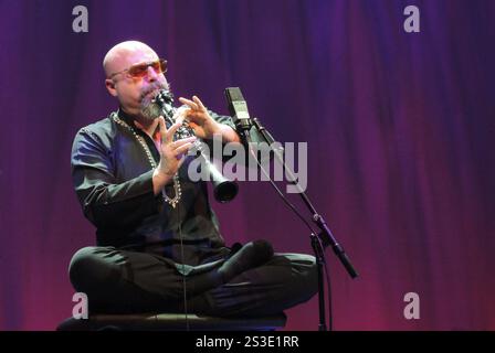 Der französische Jazz-Klarinettist Yom i.e. Guilaume Humery mit Theo ...