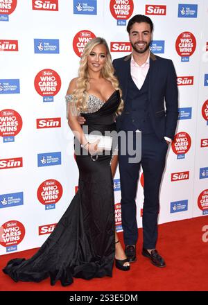 Jess Harding and Sammy Root attends The Sun Who Cares Wins Awards at ...