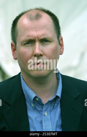 British crime writer David Peace, pictured at the Edinburgh ...