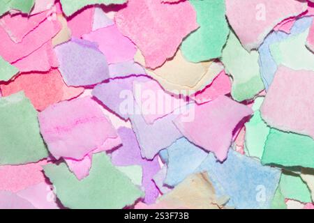 Torn Paper Layers Confetti Colour Delicate Abstract Gentle Texture ...