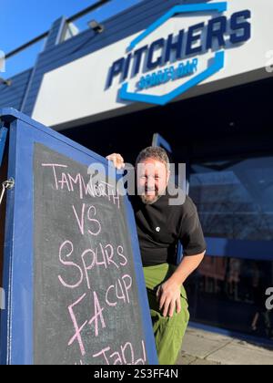 Jason Pegg, general manager of Pitchers Sports Bar in Tamworth, who is ...