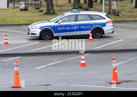 NATO MILITARY POLICE vehicle seen at Ukraine Defense Contact Group ...