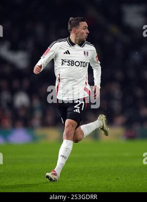 Fulham's Timothy Castagne during the Emirates FA Cup third round match ...
