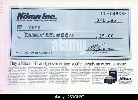 Vintage "Playboy" magazine June 1985 issue Advert, USA Stock Photo - Alamy