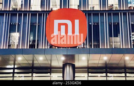 The Xiaomi headquarters building is seen in Shanghai, China, January 9 ...