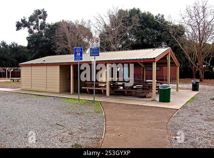 rules signs at William Cann park in Union City, California Stock Photo ...