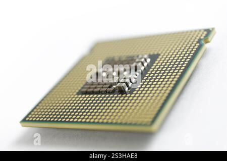 Stock photo of Intel Core 2 Quad Q6600 CPU Quad core computer processor ...