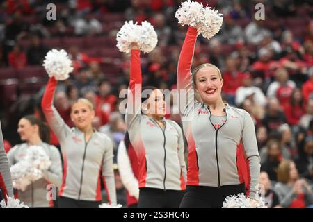 Columbus, Ohio, USA. 9th Jan, 2025. The Ohio State Dance Team cheers ...