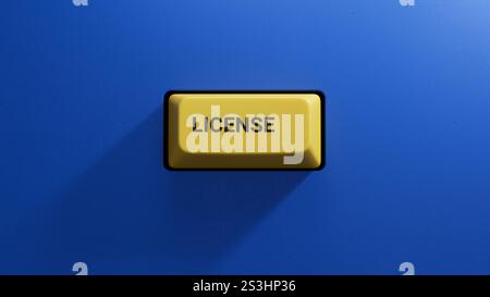 Concept of intellectual property idea word in wooden blocks 3d render ...