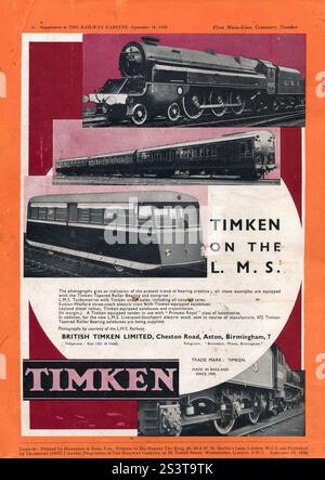 LMS Railway Centenary publication dated 1938, celebrating the London ...