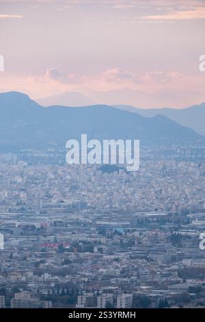 Landscape of apartment buildingsshowing the population density with the ...
