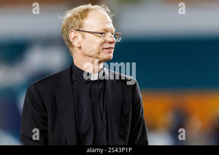 January 09, 2025: Notre Dame safety Luke Talich (28) makes the tackle ...