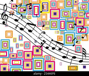 Squiggle lines, shapes and patterns in child friendly design. Fun and ...