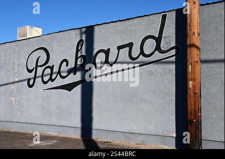 Packard sign on the wall, Kingman, Arizona, USA *** Packard sign on the ...