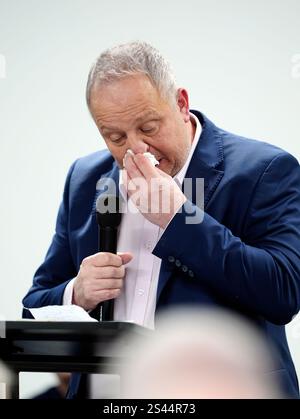 John Stiles, son of Nobby Stiles at the Dementia in football event at ...