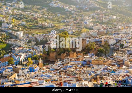 Aerial View of Chefchaouen in Morocco Stock Photo - Alamy
