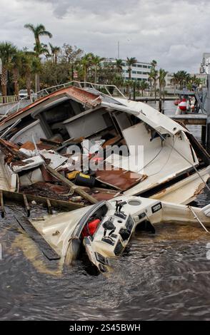 Damage From Hurricane Milton in Bradenton FL Stock Photo - Alamy