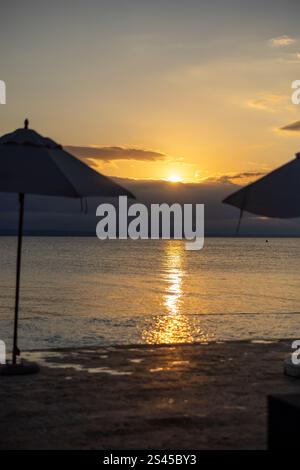 Samana Bay at sunset, Bay, Dominican Republic Stock Photo - Alamy