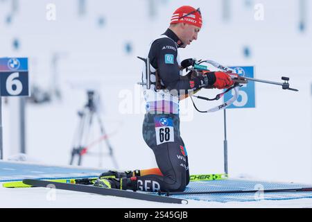 Philipp Nawrath (GER) am Schießstand, 10.01.2026, Oberhof (Deutschland ...