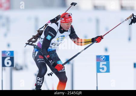 Philipp Nawrath (GER) am Schießstand, 10.01.2026, Oberhof (Deutschland ...