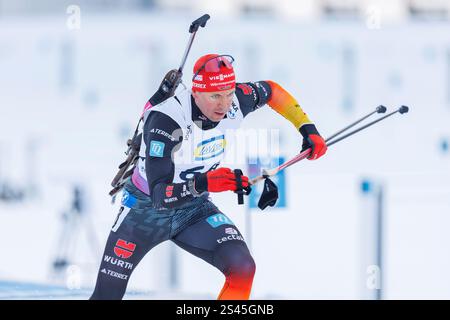 Philipp Nawrath (GER) am Schießstand, 10.01.2026, Oberhof (Deutschland ...