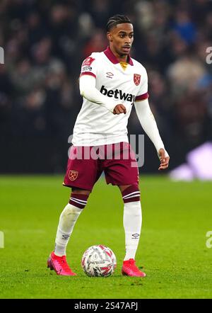 Crysencio Summerville (WHU) at the West Ham United v Tottenham Hotspur ...