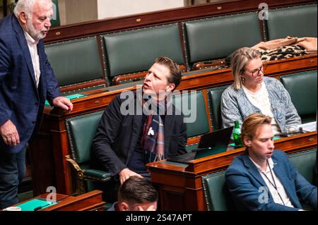 Axel Ronse NVA at the plenary session of the Chamber at the federal ...
