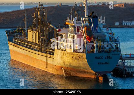 Nacc Vega cement ship, Port of Pichilingue, La Paz, Baja California Sur ...
