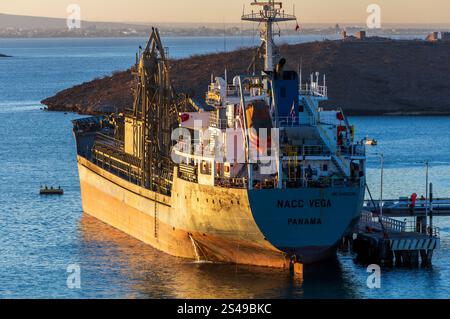 Nacc Vega cement ship, Port of Pichilingue, La Paz, Baja California Sur ...