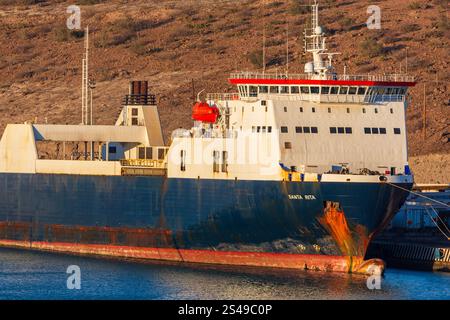 Ferry, Port of Pichilingue, La Paz, Baja California Sur, Mexico Stock ...