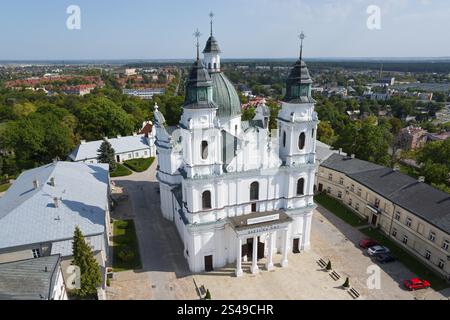 aerial view chelm, polish city Stock Photo - Alamy