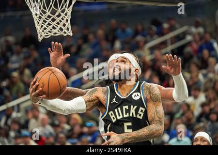 Milwaukee Bucks guard Gary Trent Jr. (5) in the first half of an NBA ...