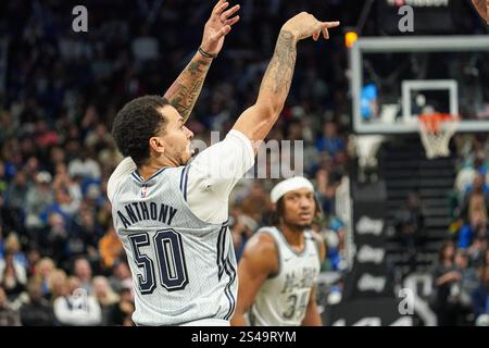 Milwaukee Bucks' Cole Anthony shoots past Washington Wizards' Cam ...