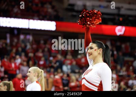 Madison, WI, USA. 10th Jan, 2023. Wisconsin Badgers forward Carter ...