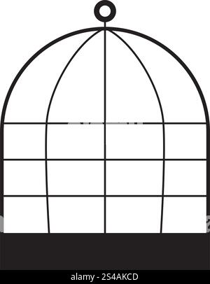 Iron cage icon Stock Vector Image & Art - Alamy