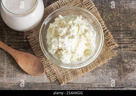 Organic Cow or buffalo colostrum, cooked and uncooked in glass bowl ...