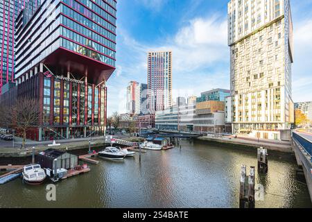 December1, 2024. Rotterdam, Netherlands. Beautiful modern architecture ...