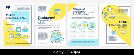 Menu engineering matrix infographic vertical sequence Stock Vector ...
