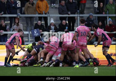 Maxime LAMOTHE of Union Bordeaux BEGLES and Jefferson POIROT of Union ...