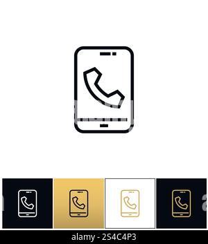 Phone ringtone, illustration, vector on a white background Stock Vector ...