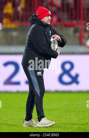 Joe Shaw, head coach of Saracens during the match between Hollywoodbets ...